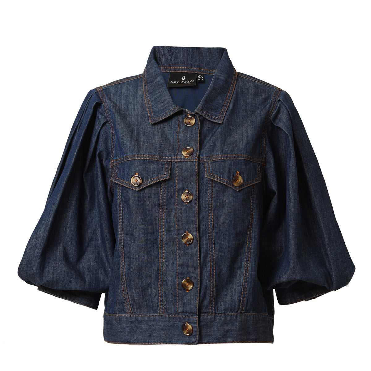 Judy Jacket - Denim – EMILY LOVELOCK