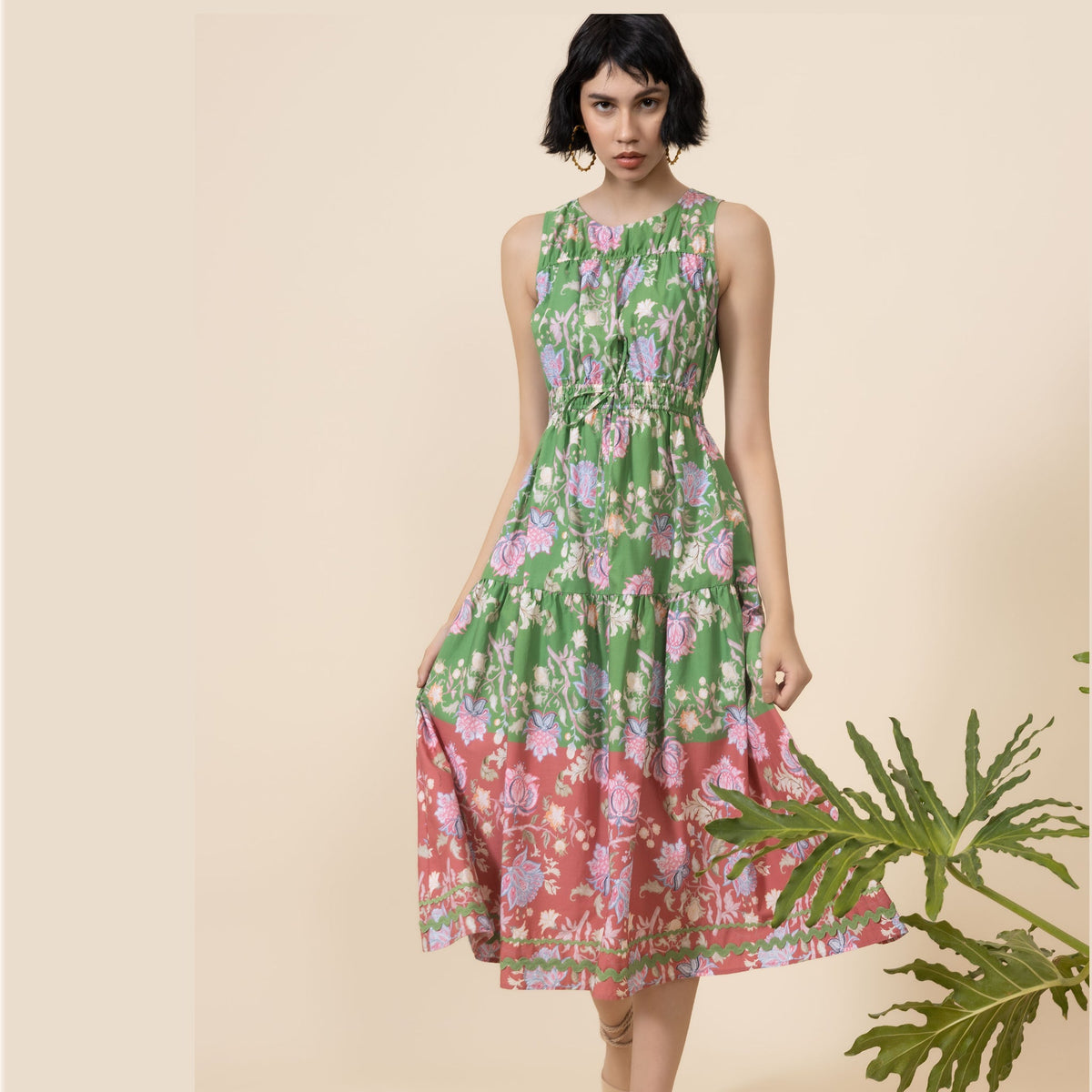 Jessica Dress - Green – EMILY LOVELOCK