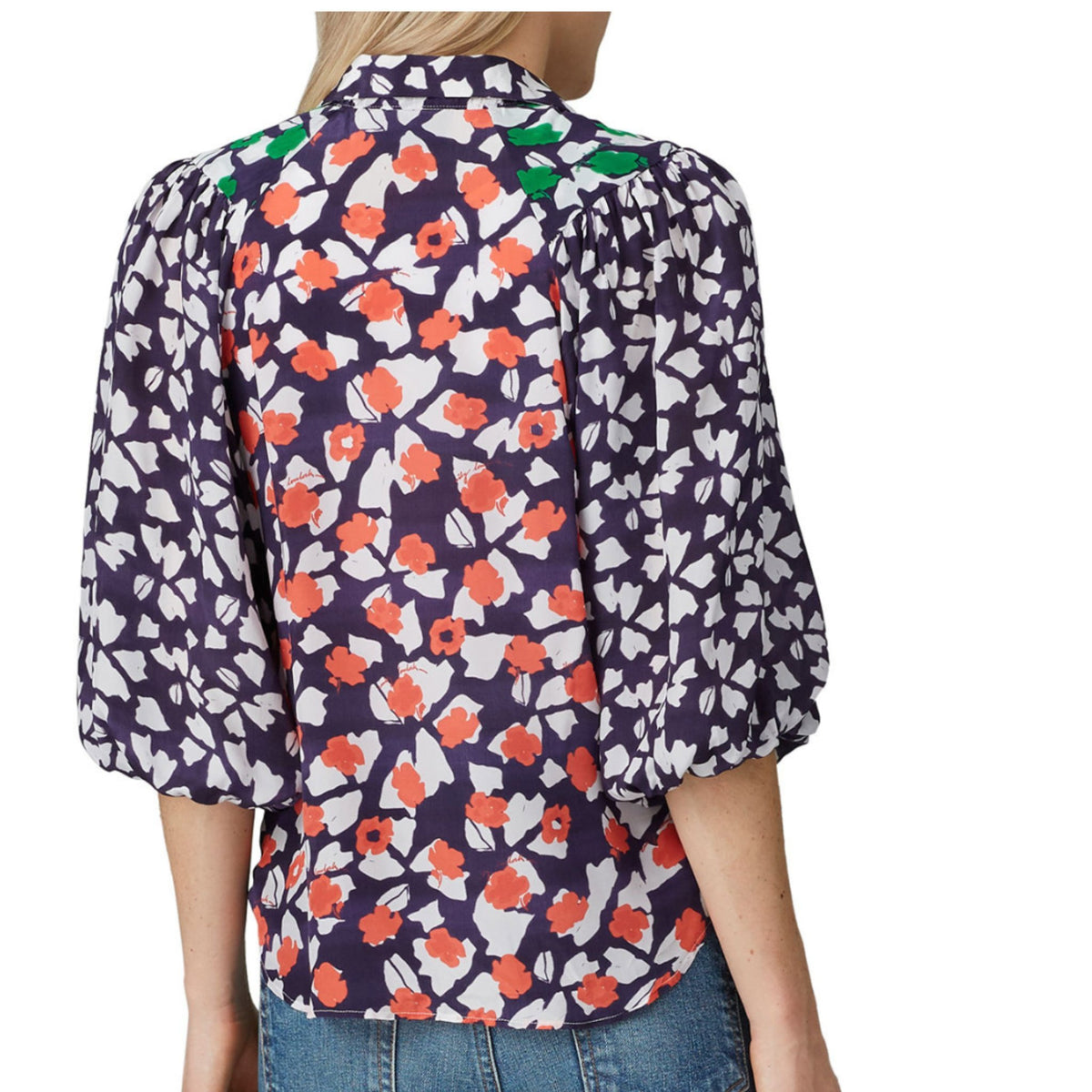 Print Mix Blouse – EMILY LOVELOCK