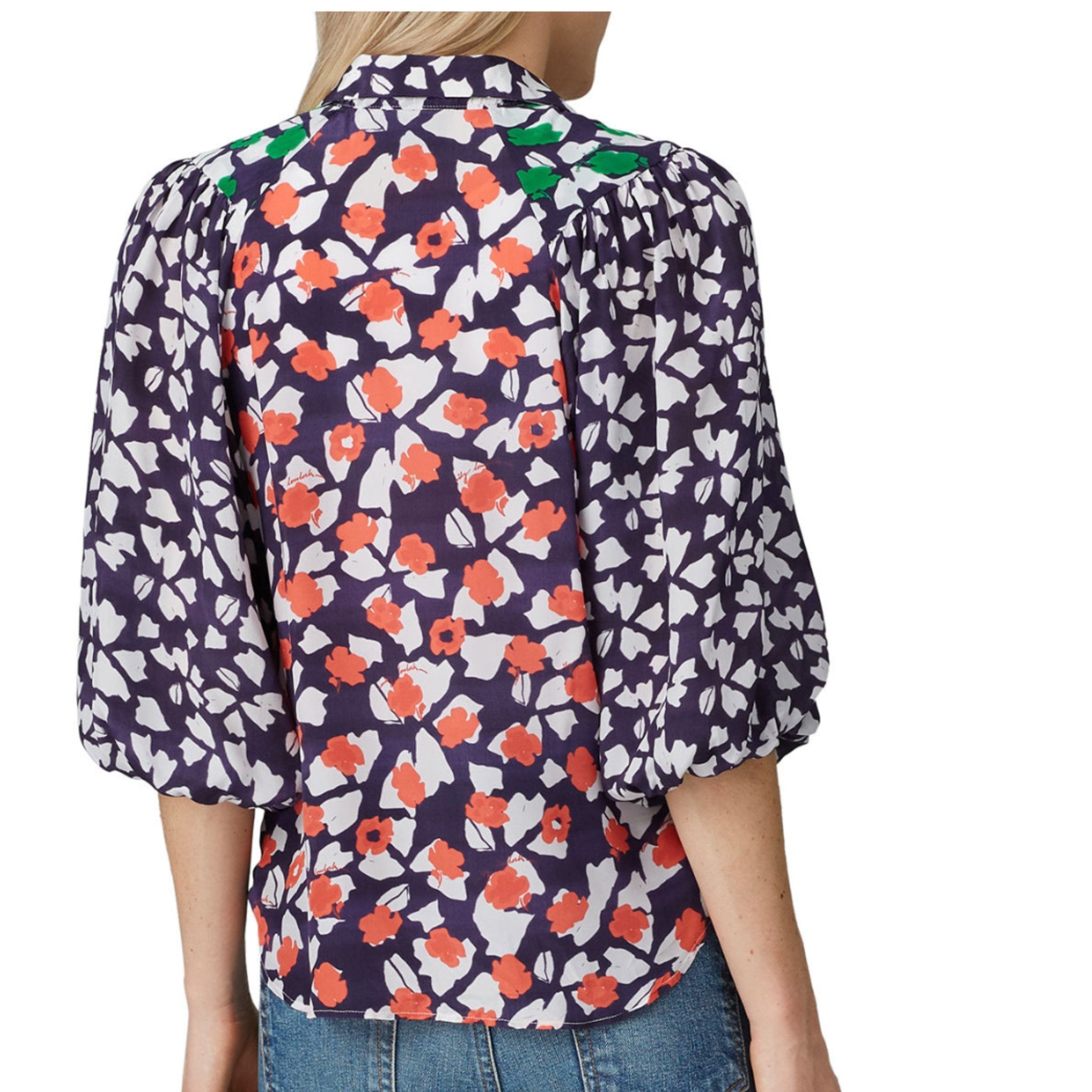 Print Mix Blouse – EMILY LOVELOCK