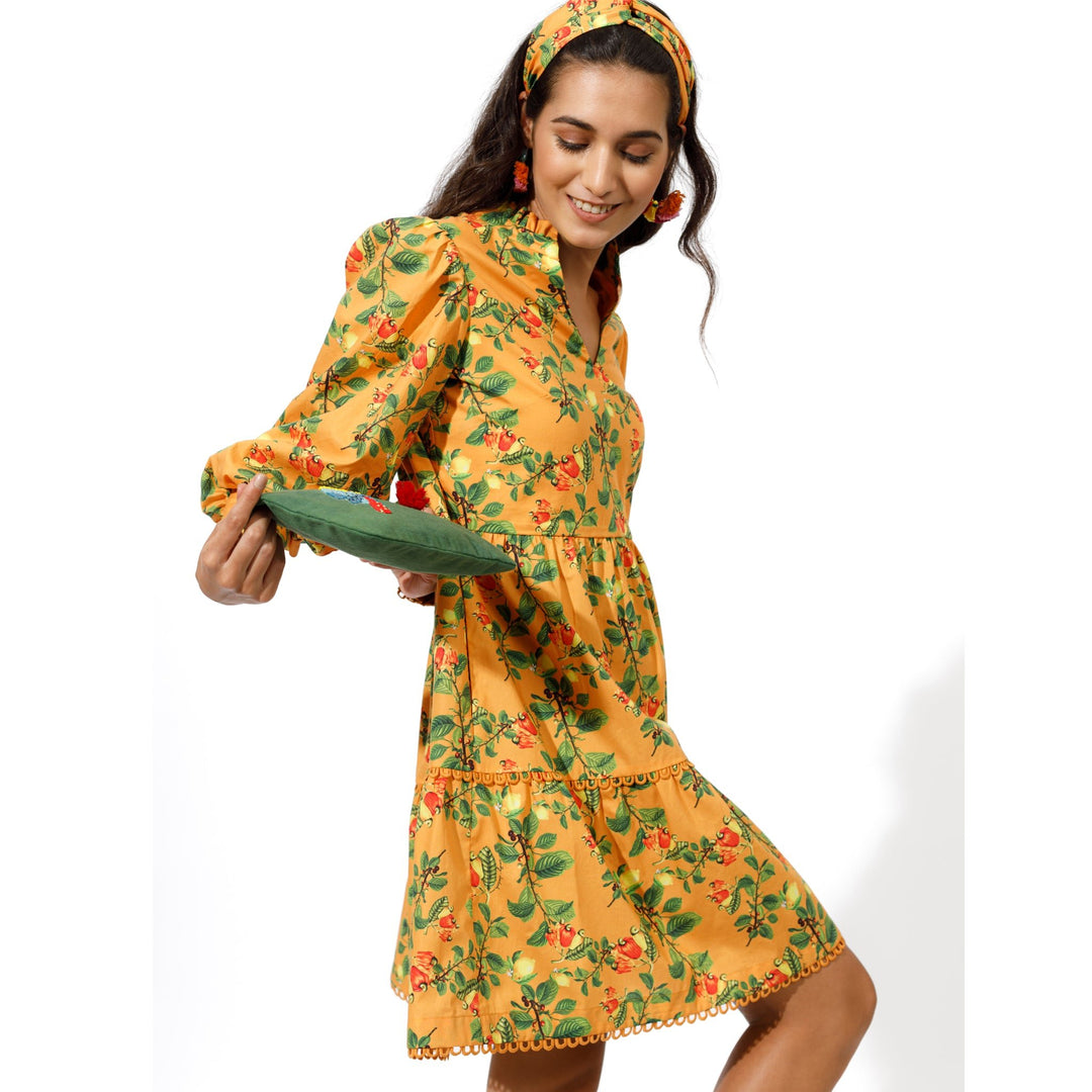 Stella Dress - Mango Sorbet – EMILY LOVELOCK